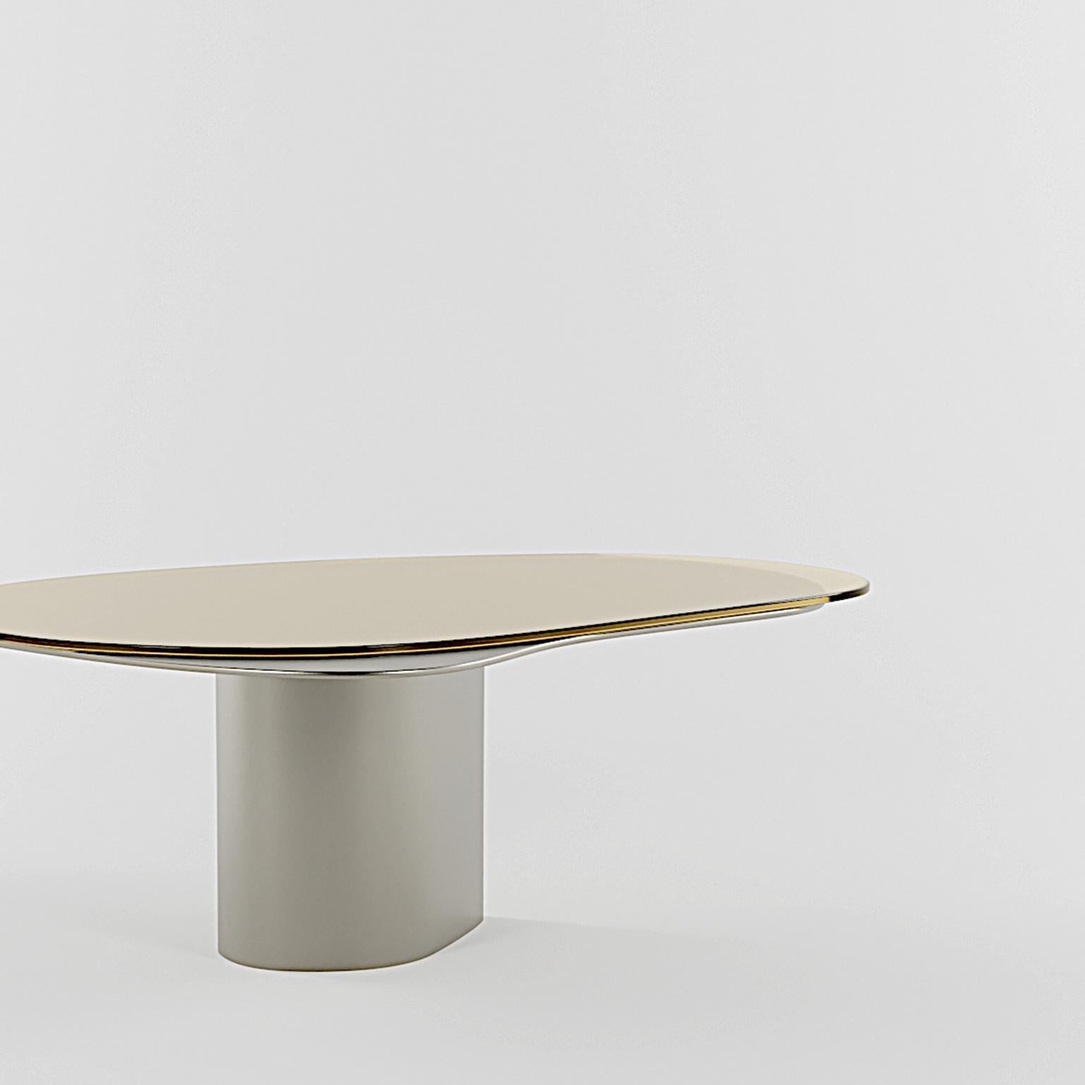 21st Century Vs Low Cast Silvered Nickel Nesting Coffee Tables by Studio Sors For Sale at 1stDibs