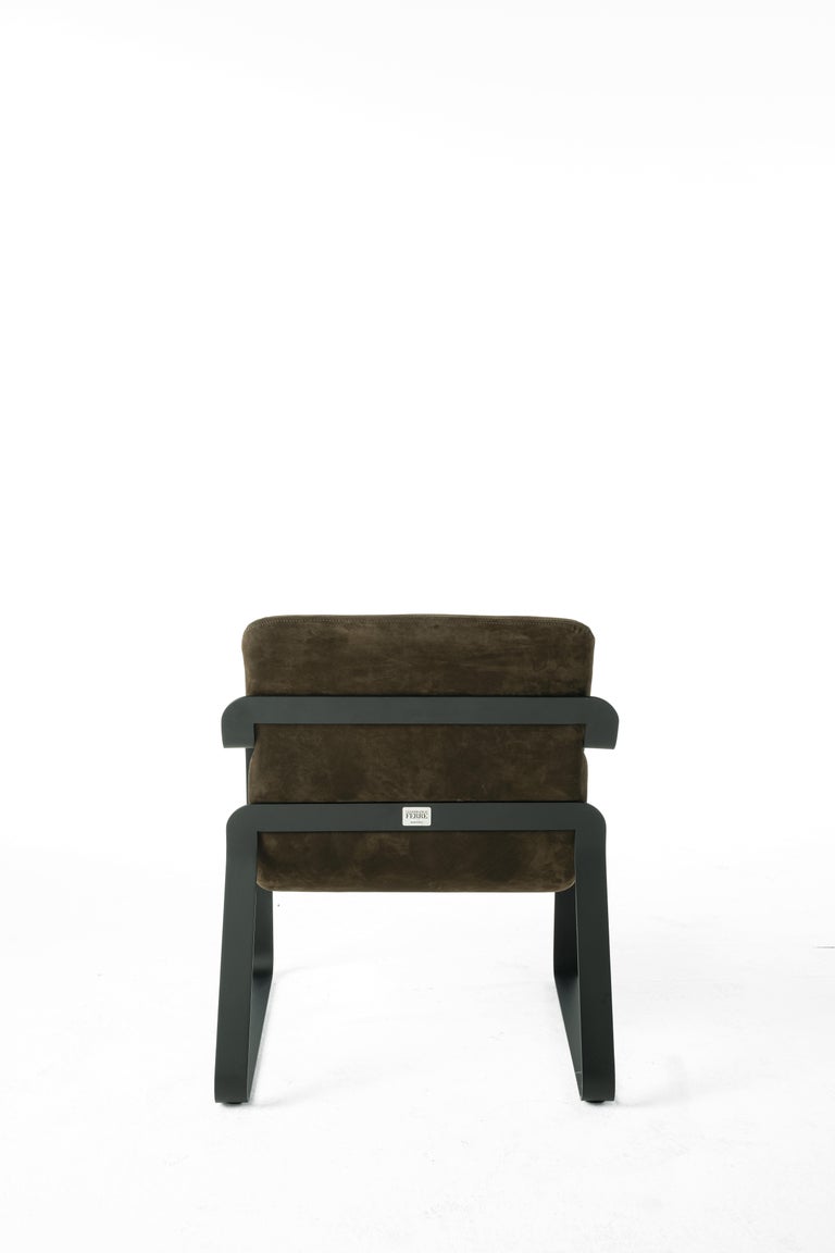 21st Century Wall Street Armchair in Nabuk by Gianfranco Ferré Home For ...