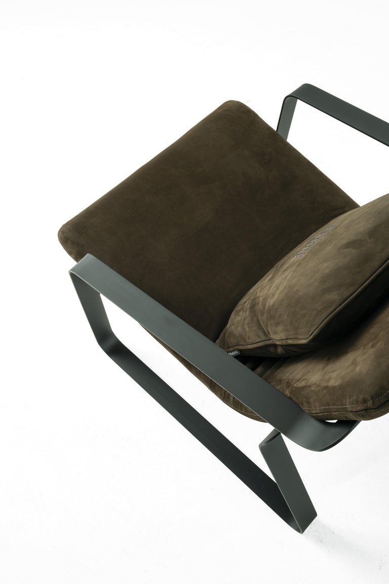 21st Century Wall Street Armchair in Nabuk by Gianfranco Ferré Home For ...