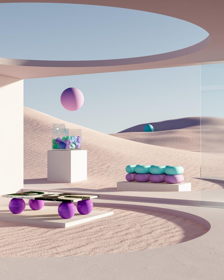 21st Century WEENcourt Coffee Table by Alex Brokamp and Madsteez For ...