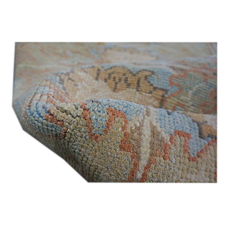 21st Century William Morris Donegal Carpet 3x10 Tan, Blue and Ivory ...