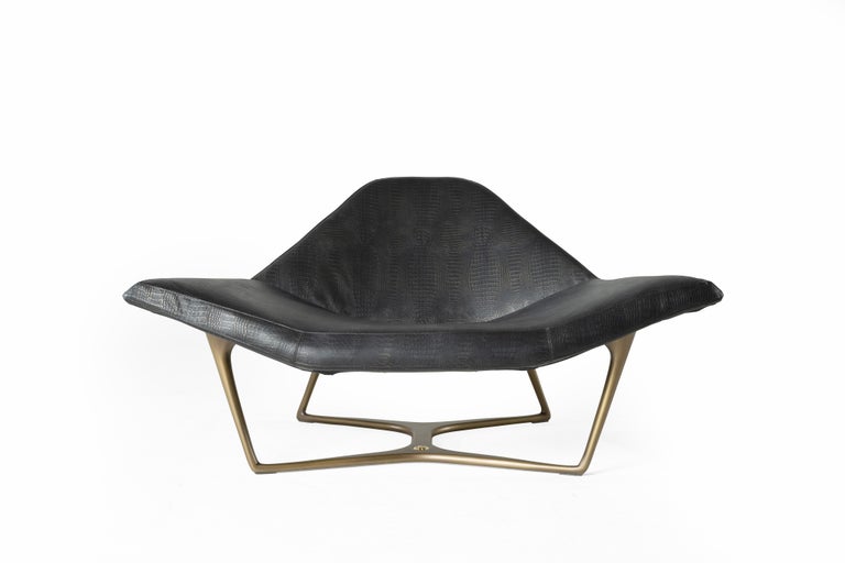 21st Century Wings Armchair in Leather by Roberto Cavalli Home ...