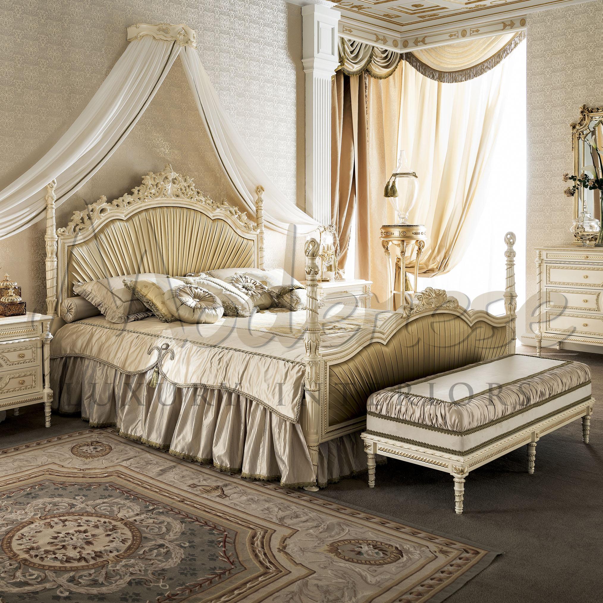 21st Century Yellow Double Bed by Modenese Gastone Interiors, Empire ...