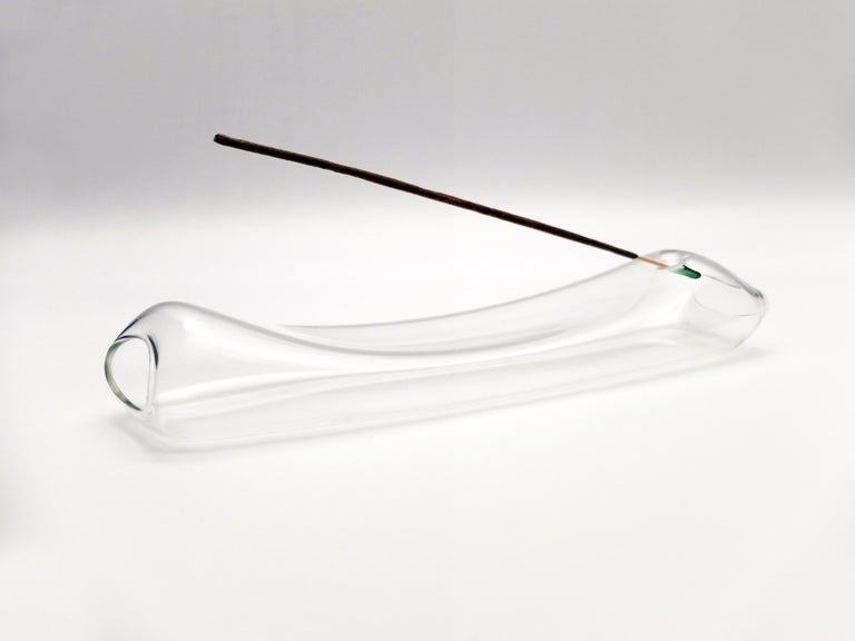 21th Century Glass Incense Diffuser, Smoke, Handcrafted and Blowing by ...