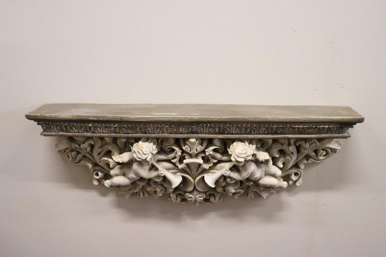 21th Century Italian Baroque Style Particular Wall Shelf For Sale at ...