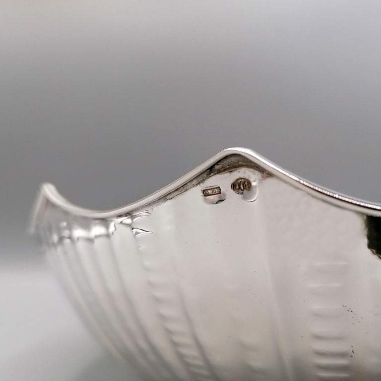21st Century Italian Solid 800 Silver centerpiece For Sale at 1stDibs