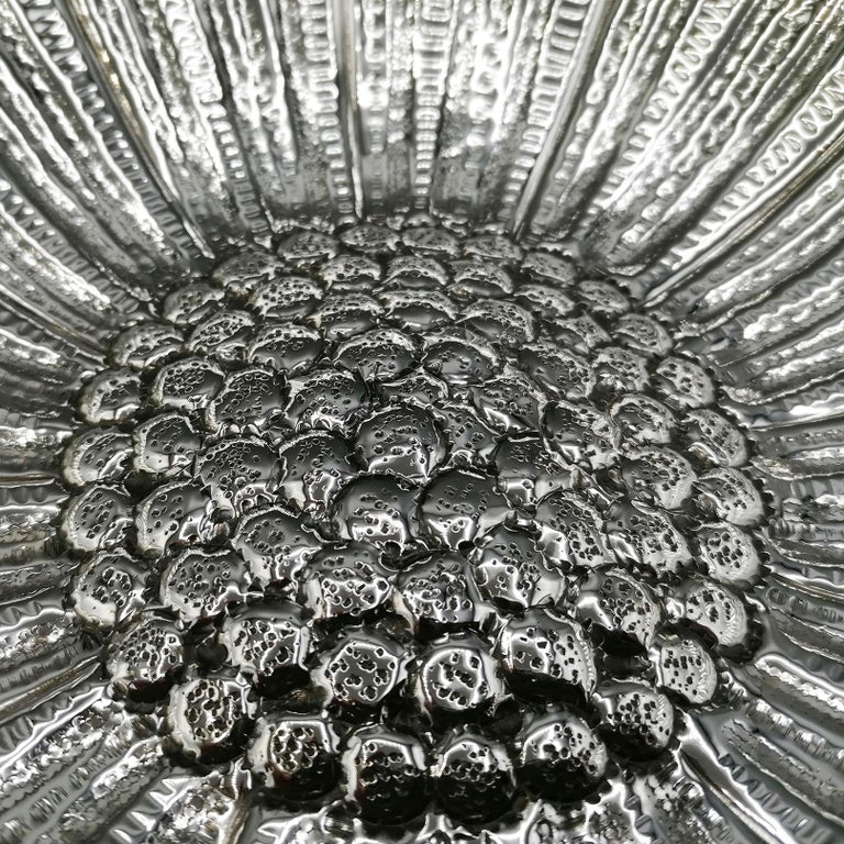 21st Century Italian Solid 800 Silver centerpiece For Sale at 1stDibs