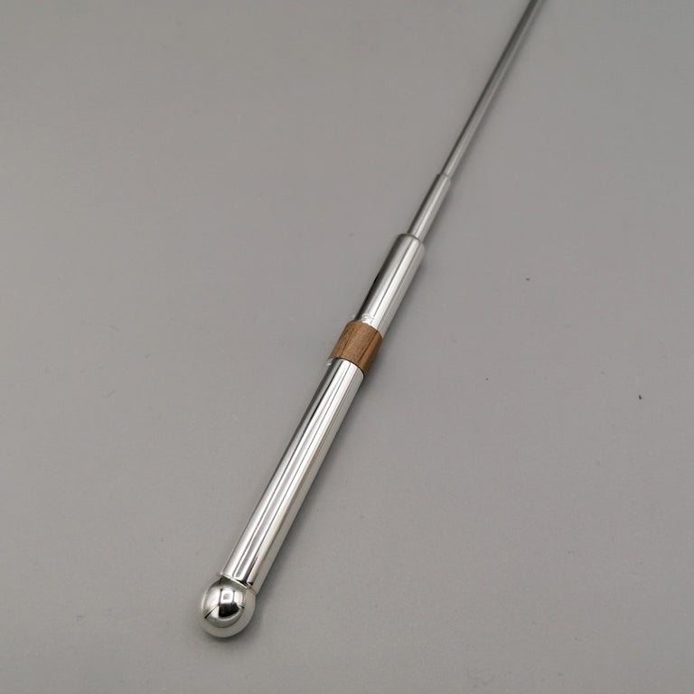 21th Century Italian Sterling Silver and Wood Conductor' Baton For Sale ...