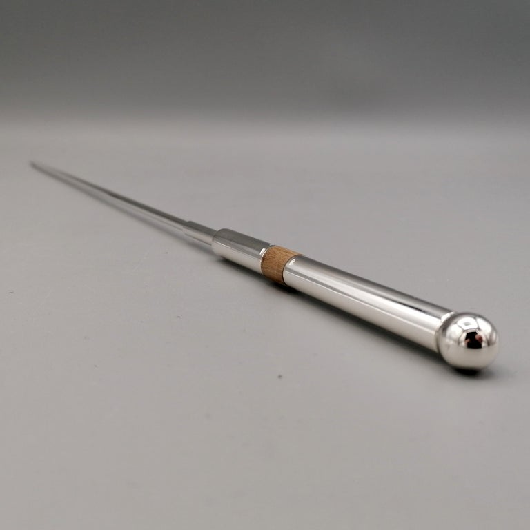 21th Century Italian Sterling Silver and Wood Conductor' Baton For Sale ...