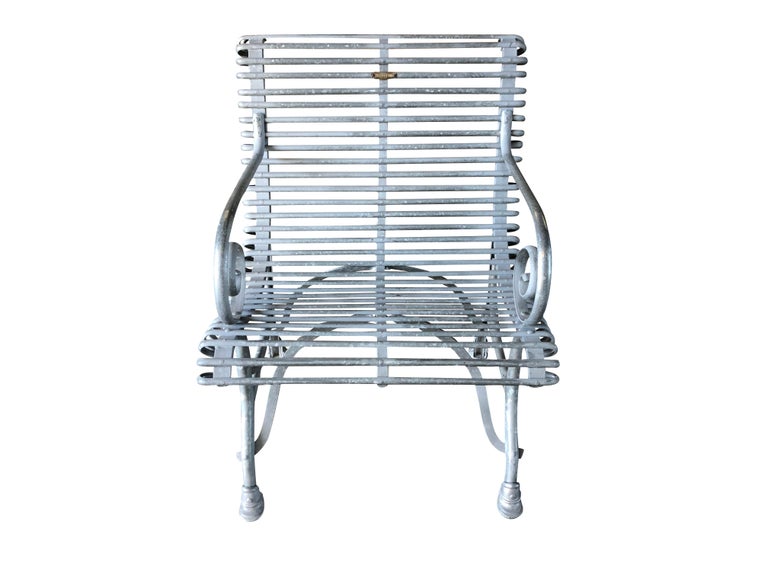 21st Century Saint Nicholas Chair, French Metal Armchair For Sale at ...