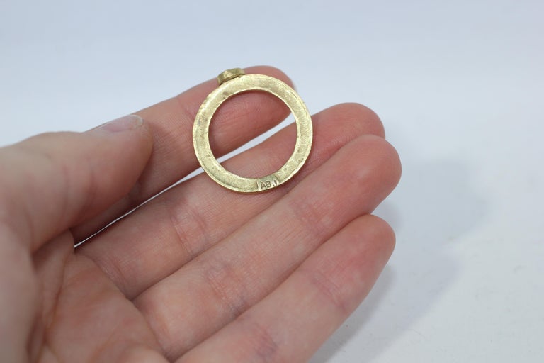 .22 Ct Yellow Diamond in Recycled 18K Gold Alternative Engagement ...