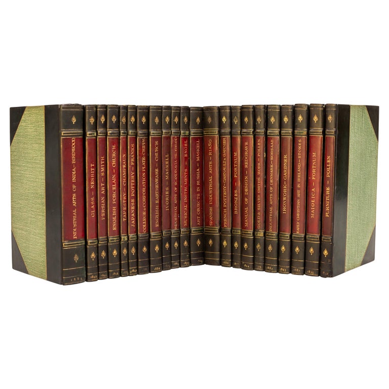 22 Volumes, AH Church, Richard Redgrave, Travail de forgeron or/argent ...
