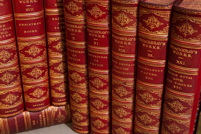 22 Volumes, William Makepeace Thackeray, The Works at 1stDibs