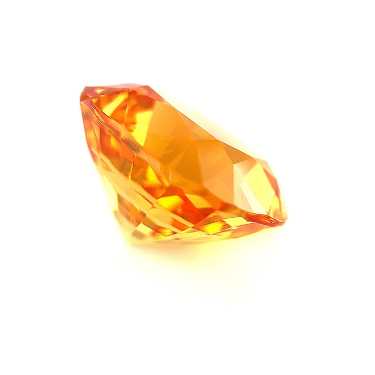 22.39 Carat Golden Topaz Cushion, Loose Gemstone, GIA Certified For ...