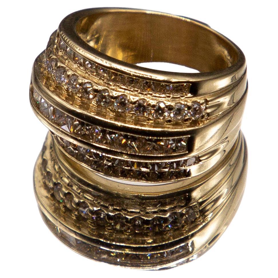 2.25 Carat Diamond Dome Ring For Sale at 1stDibs