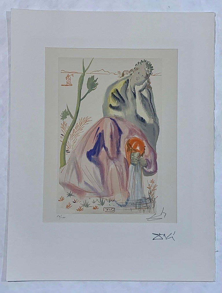 Salvador Dalí­ - Purgatory Canto 21: The Source from The Divine Comedy ...