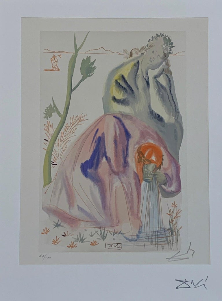 Salvador Dalí­ - Purgatory Canto 21: The Source from The Divine Comedy ...