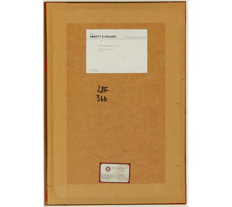 Frank Joseph Archer - Frank Joseph Archer (1912-1995) RWS - 1938 Pen ...