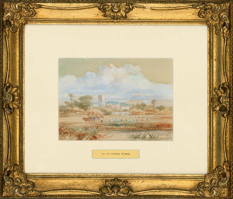 Walter Duncan RWS - Walter Duncan RWS (1848-1932) - Late Summer Harvest ...