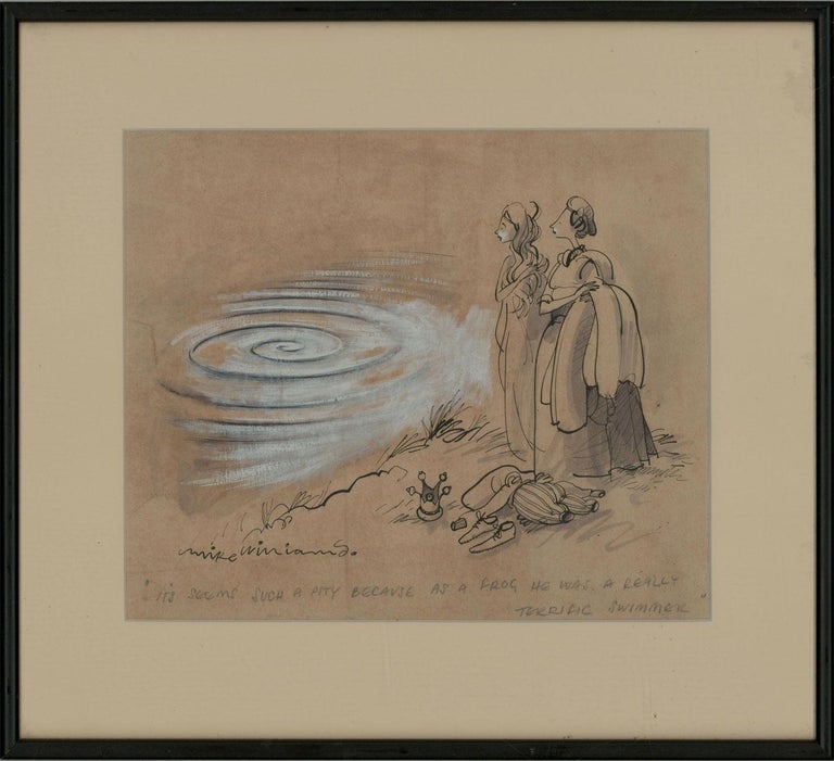 Mike Williams - Mike Williams (b.1940) - 20th Century Pen and Ink ...