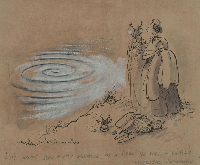 Mike Williams - Mike Williams (b.1940) - 20th Century Pen and Ink ...