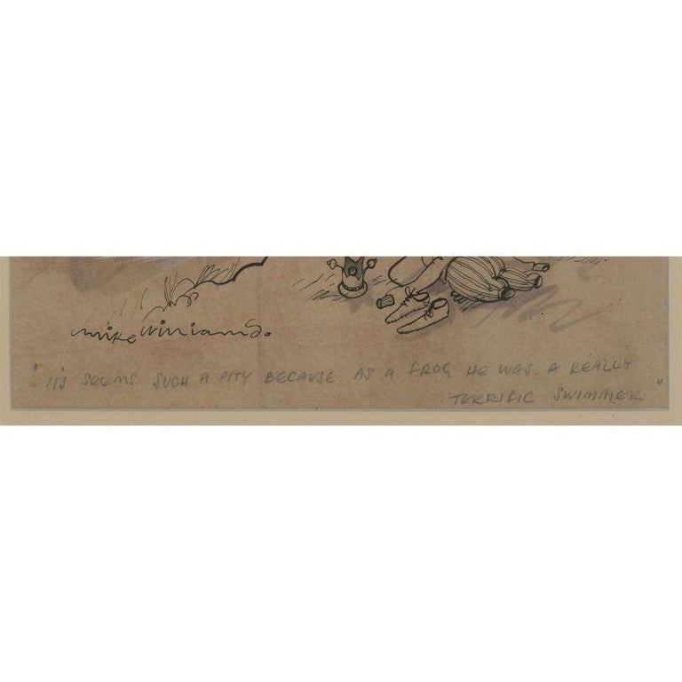 Mike Williams - Mike Williams (b.1940) - 20th Century Pen and Ink ...