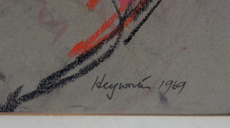 Alfred Heyworth RWS RBA - Alfred Heyworth RWS RBA (1926-1976) - 1969 Pastel, Study of a Young ...