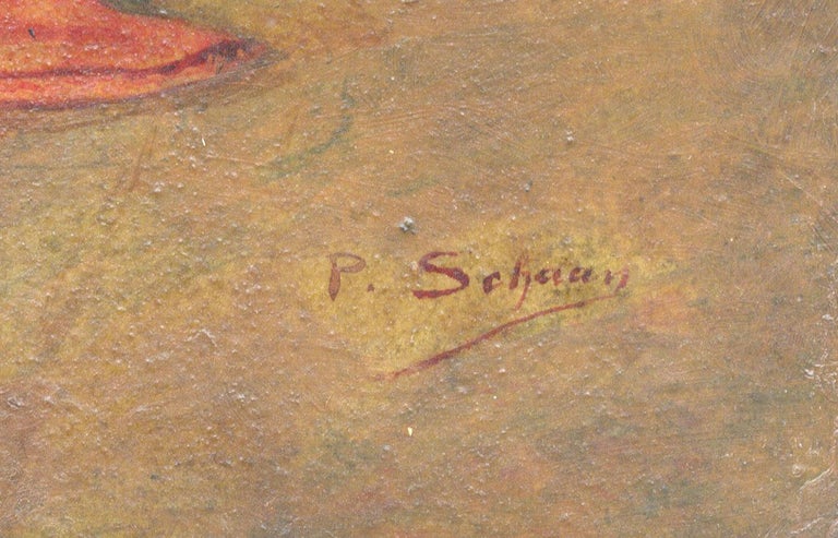 Paul Schaan - Paul Schaan (1857-1924) - 1924 Watercolour, Cardinal For ...