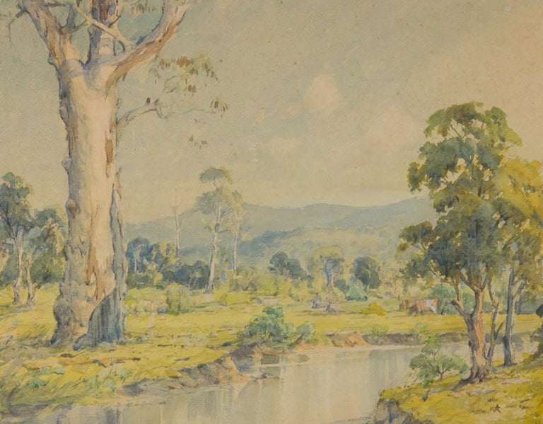 Hubert Jarvis - Hubert Jarvis (1882-1964) - Signed 1944 Watercolour ...