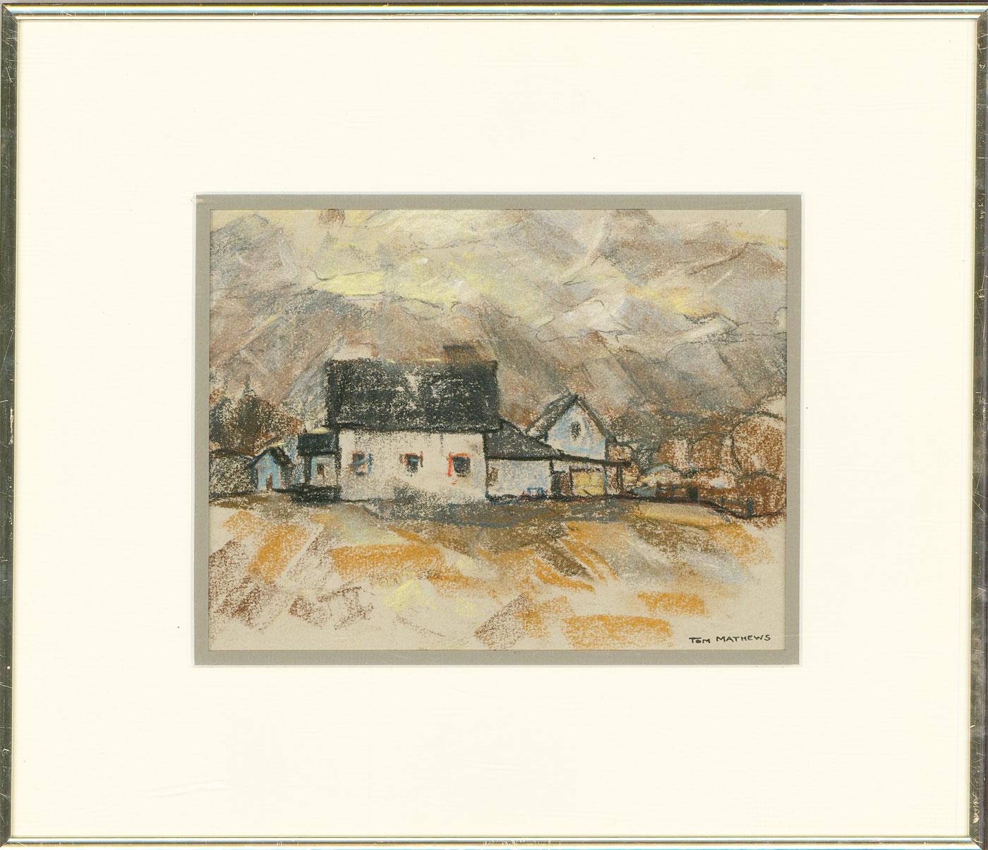 Tom Mathews - Tom Mathews (1920-2000) - Signed 20th Century Pastel ...