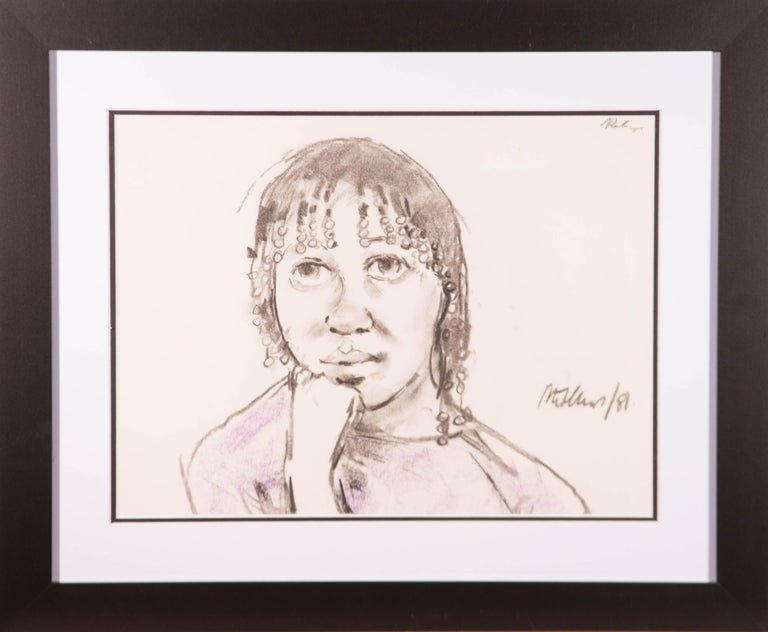 Peter Collins ARCA - Peter Collins ARCA - Signed 1981 Charcoal Drawing ...
