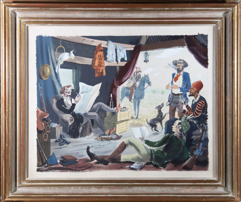 John Beaven - John Beaven (act. 1940-1970) - Contemporary Gouache, The ...