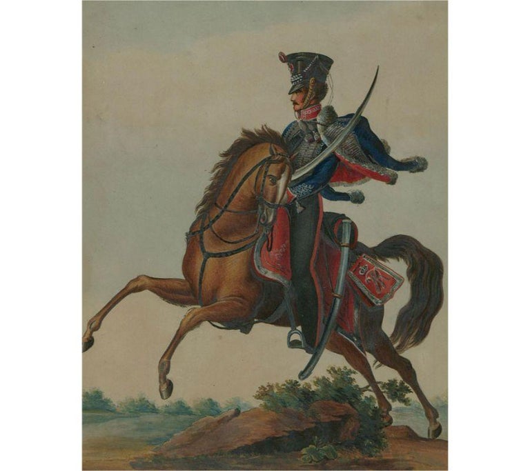 Unknown - Early 19th Century Watercolour - Imperial Russian Army ...