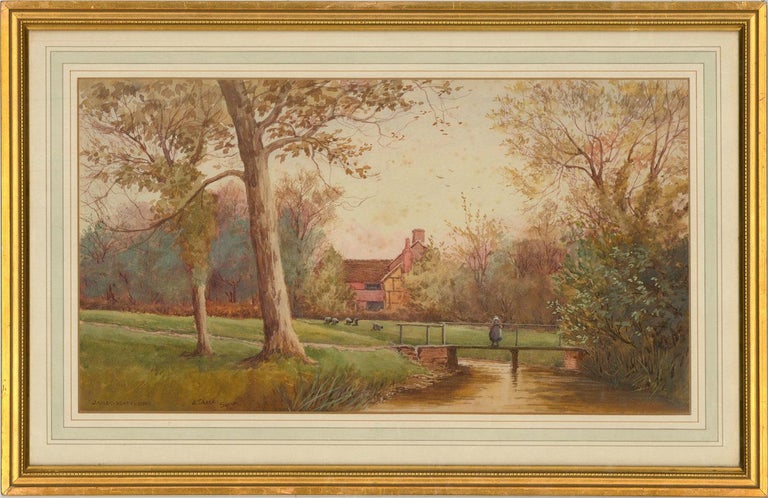 James Matthews - James Matthews - Late 19th Century Watercolour, At ...