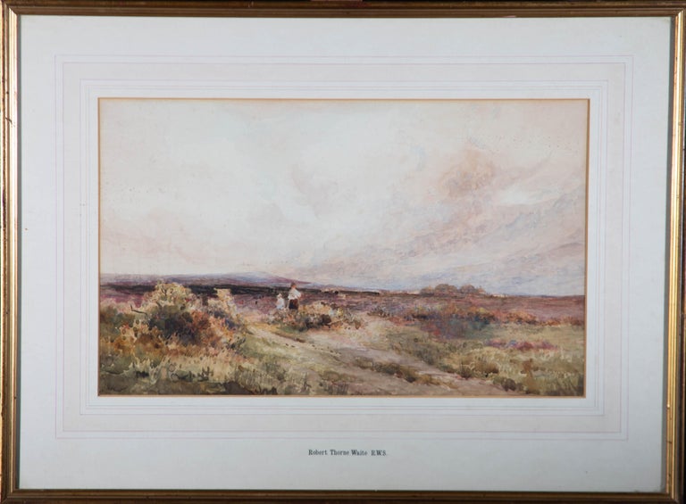 Attrib. Robert Thorne Waite RWS (1842-1935) - Watercolour, Figures in ...