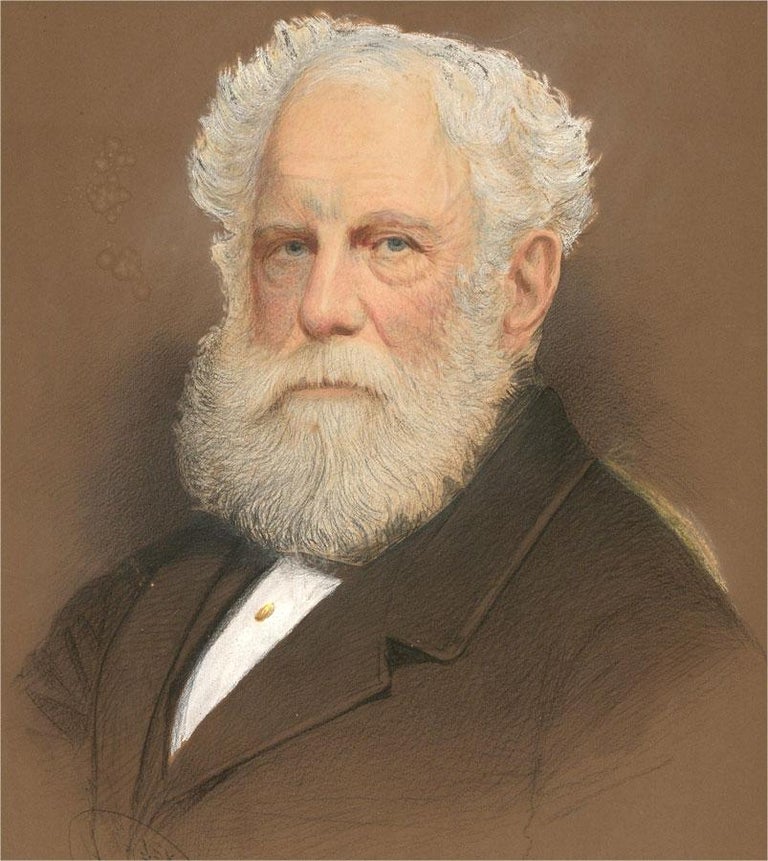 Hannah H. Kent – „Hannah H. Kent - 1879 Aquarell, Porträt eines ...