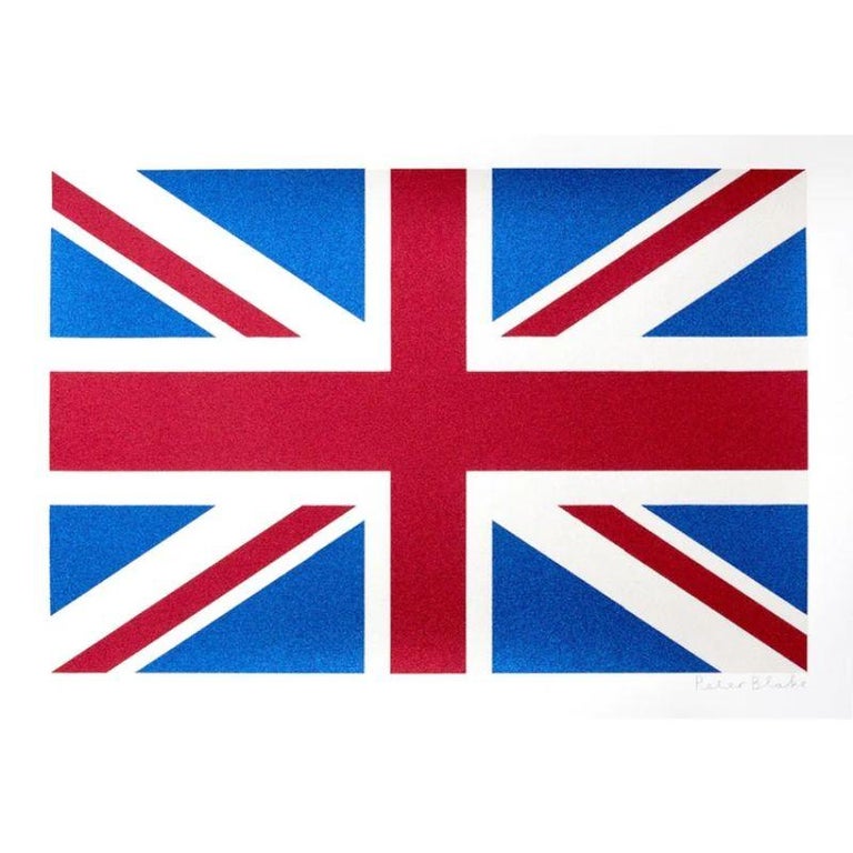 Peter Blake - Peter Blake, Union Flag - Glitter Large, 2016 For Sale at ...