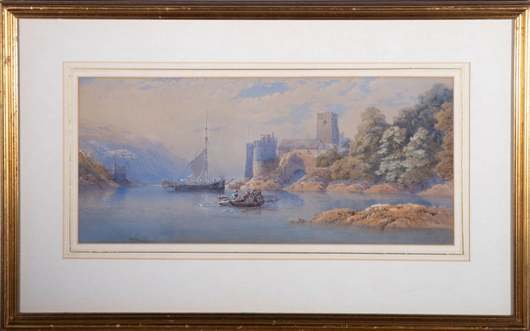 Attrib. Charles Edmund Rowbotham (1856-1921) - Watercolour, Dartmouth ...