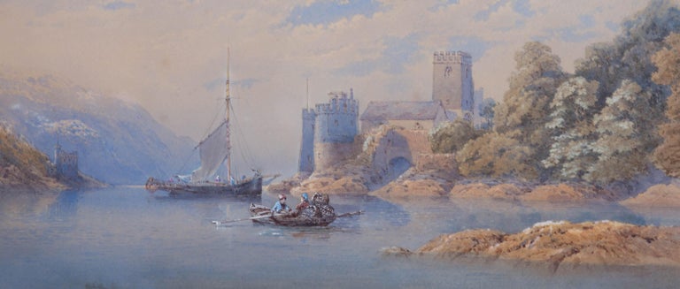 Attrib. Charles Edmund Rowbotham (1856-1921) - Watercolour, Dartmouth ...