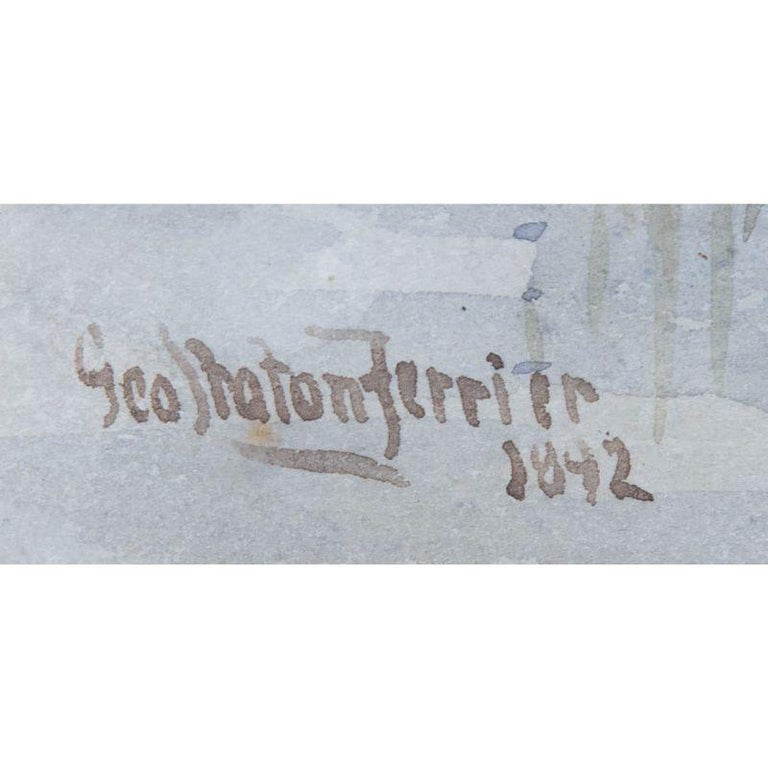 George Stratton Ferrier - George Stratton Ferrier - 1892 Watercolour ...