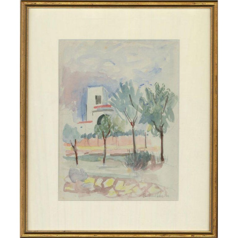 Emmanuel Levy - Emmanuel Levy (1900-1986) - 1975 Watercolour ...