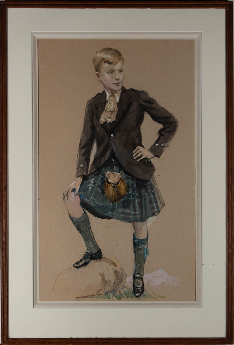 Kenneth Green - Kenneth Green (1905-1986) - 1938 Watercolour, Portrait ...