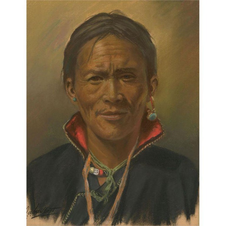 J.A. Hulbert - J.A. Hulbert (1900-1979) - Mid 20th Century Pastel ...