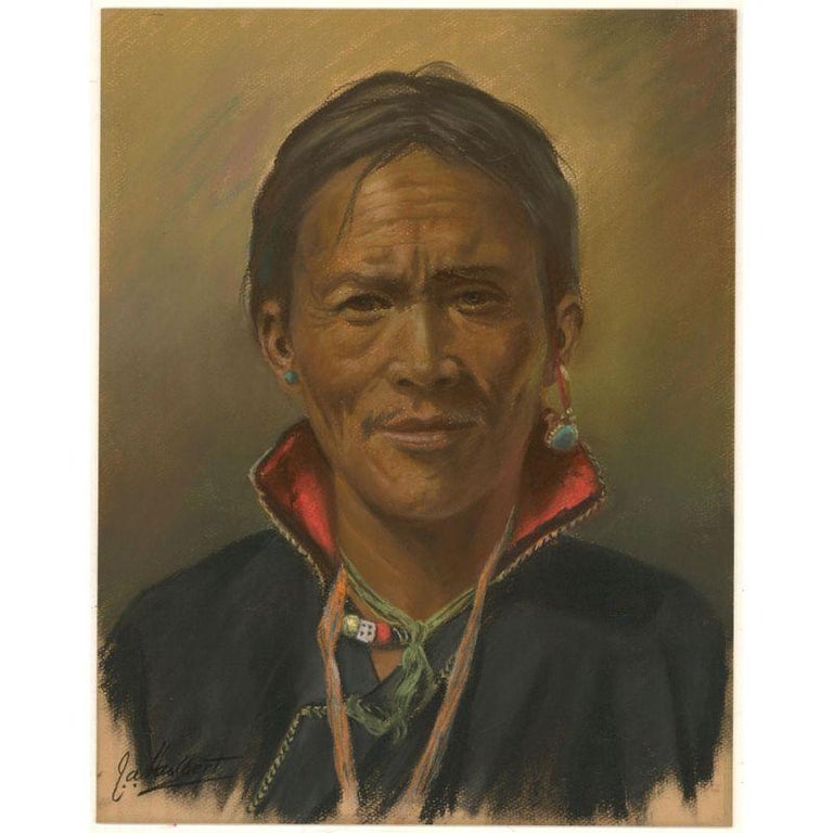 J.A. Hulbert - J.A. Hulbert (1900-1979) - Mid 20th Century Pastel ...