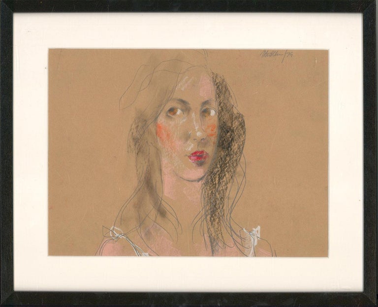 Peter Collins ARCA - Peter Collins ARCA - Signed 1979 Pastel, Portrait ...