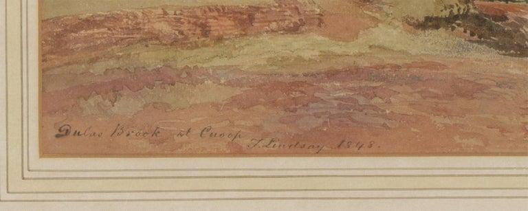 Thomas Lindsey - Thomas Lindsey (1793-1861) - 1848 Watercolour, Dulas ...