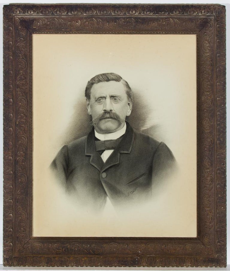 Unknown - Exquisite 1906 Graphite Drawing - High Realism Portrait of a ...