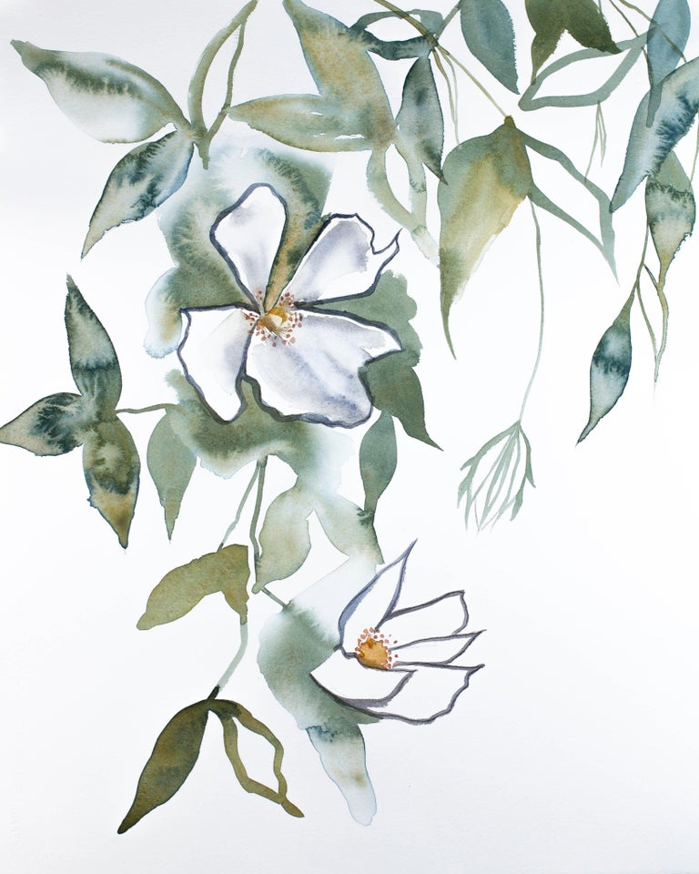 Elizabeth Becker - Cherry Blossom No. 13, Original Minimalist Floral ...