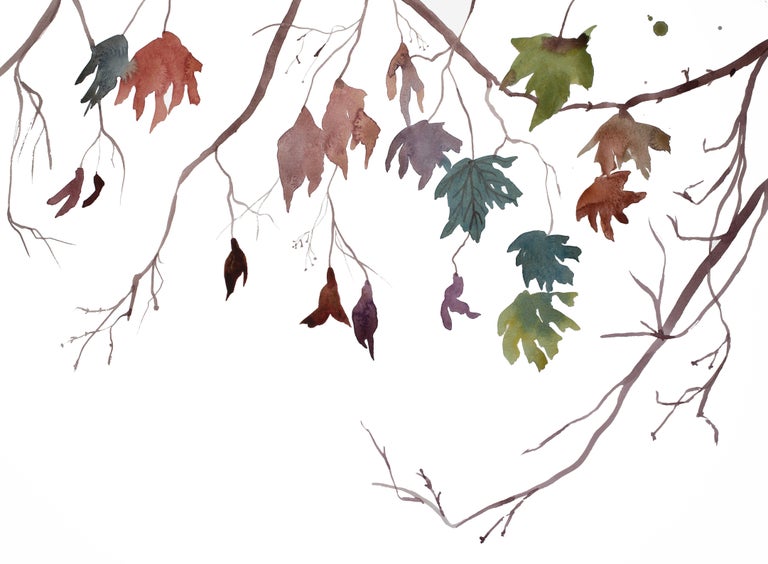 Elizabeth Becker - Branch Study No. 30, Original Minimalist Botanical ...