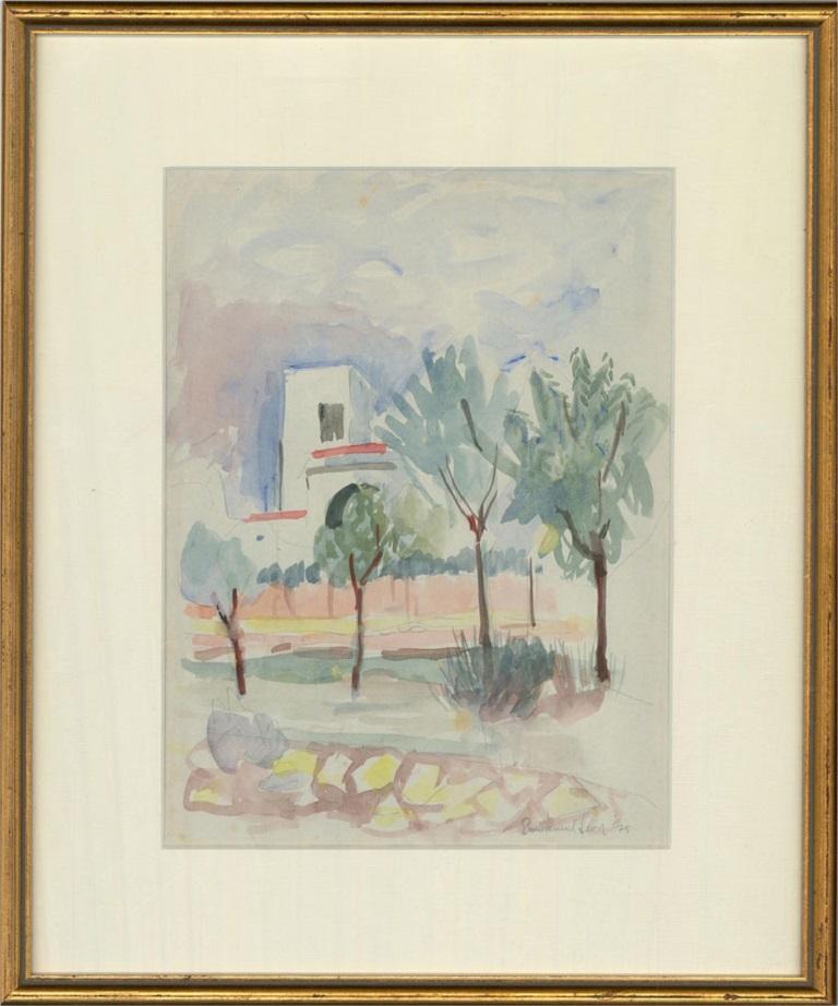 Emmanuel Levy - Emmanuel Levy (1900-1986) - 1975 Watercolour ...